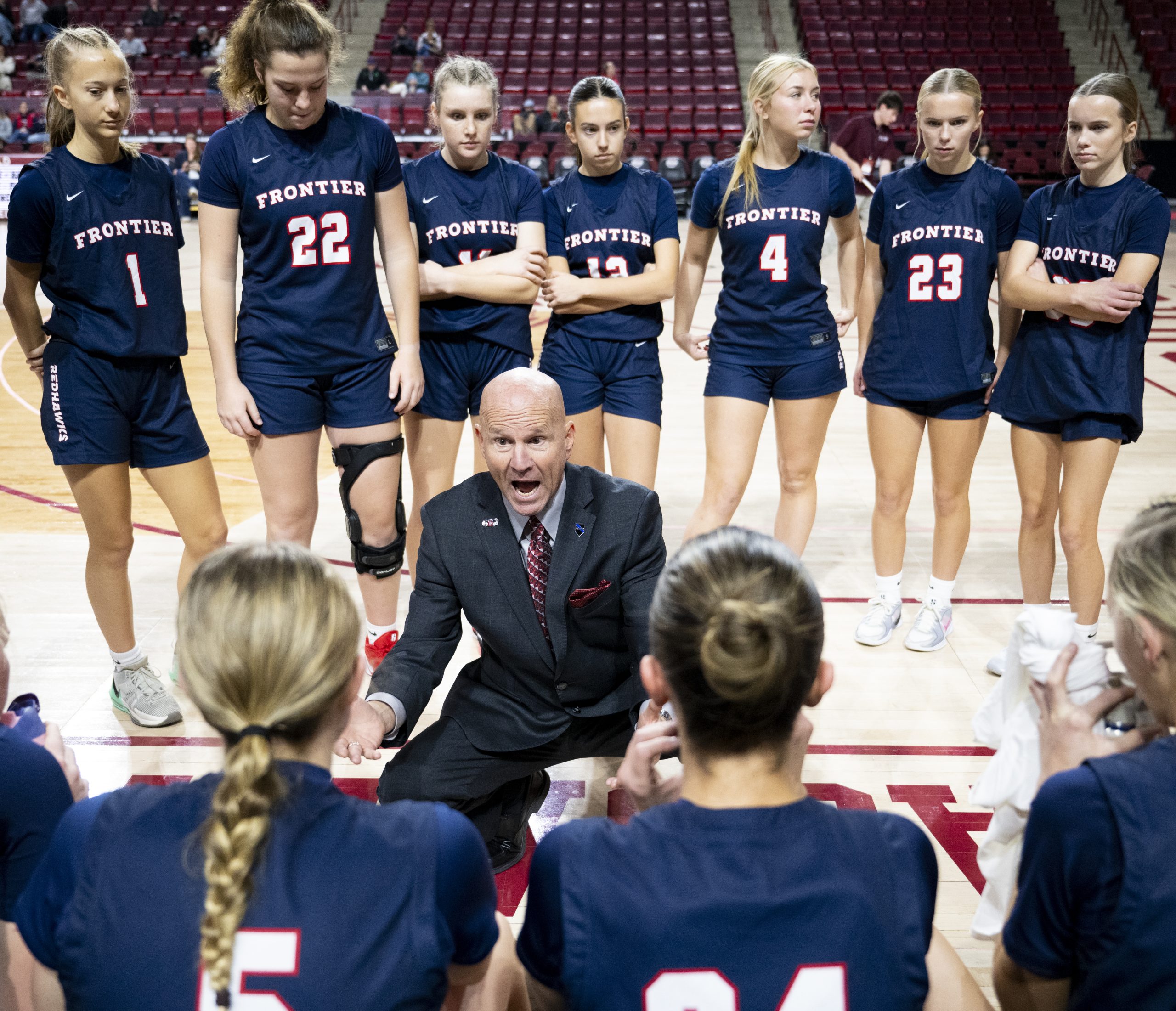 H.S. Roundup: Frontier girls basketball glides past Falmouth Academy in ...